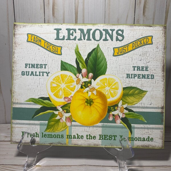 Shop Lemon Kitchen Decor Online - Etsy