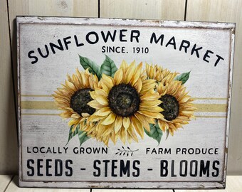 Sunflower Wall Decor - Etsy