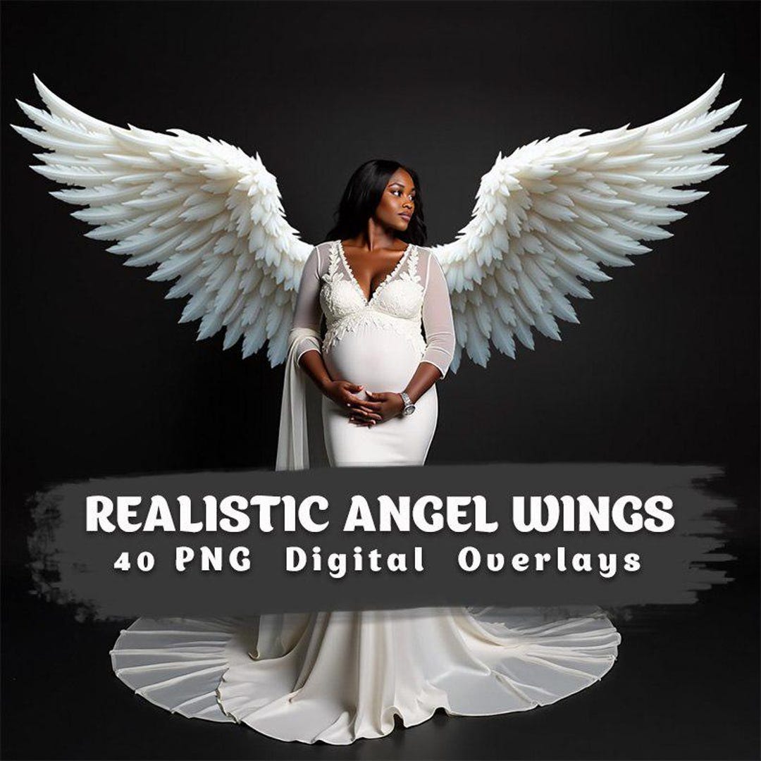 40 Angel Wings Digital Backgrounds Maternity Backdrops | Photoshop ...