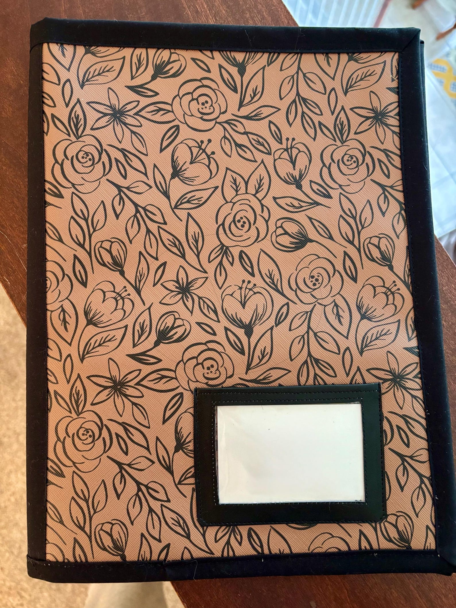 Custom Quilted Fabric Folder: Handmade Document Organizer - Etsy