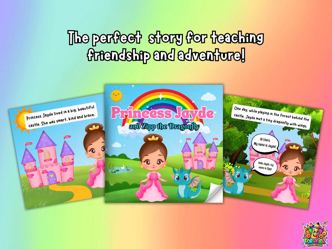 Princess Jayde and Zipp the Dragon | Princess Story for Kids | Bedtime ...