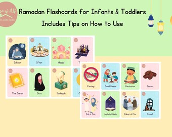 Ramadan Flashcards / Islamic Flashcards / Montessori Ramadan / Muslim ...