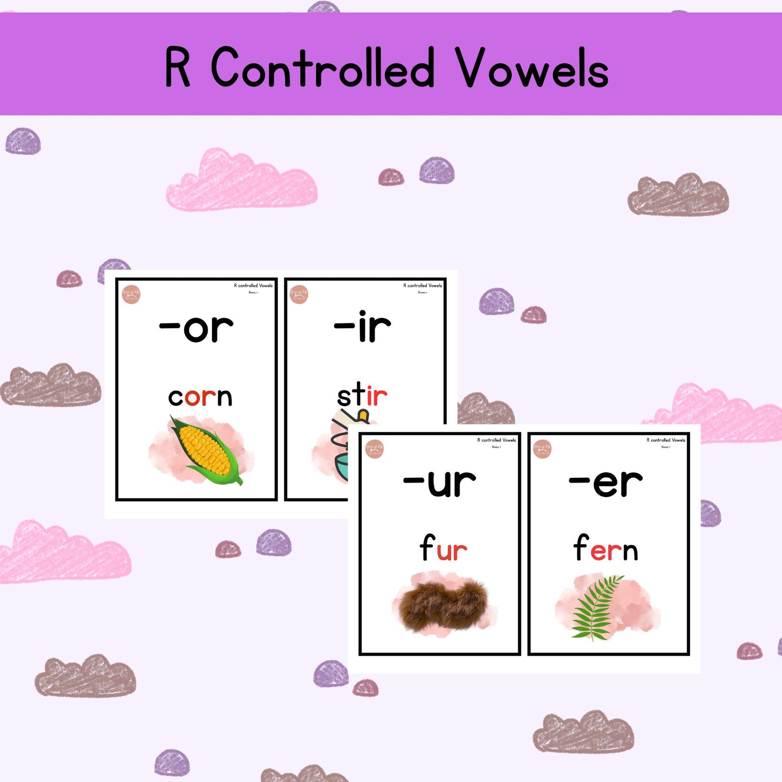 Phonics Flashcard Bundle- Letter Sounds, Blends, Digraphs, Vowel Teams ...