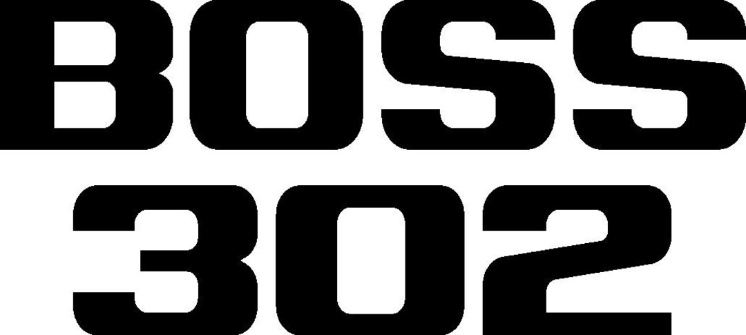 Boss 302 Vinyl Decal | Boss 302 Car Sticker | Muscle Car Window Vinyl ...