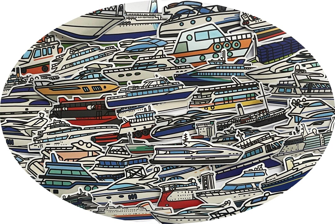 Boats Stickers, Viny Stickers,10-50pcs Random Pack, FREE Shipping ...