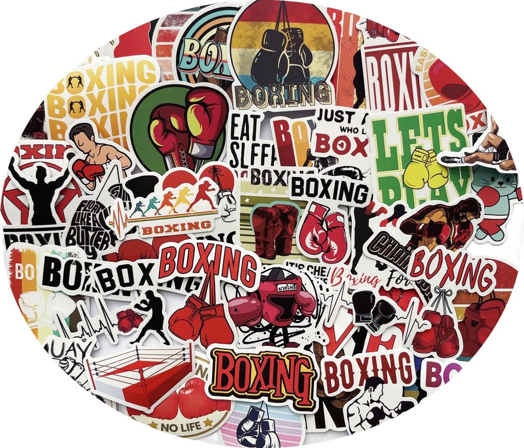 Boxing Stickers, Viny Stickers,10-50pcs Random Pack, FREE Shipping ...