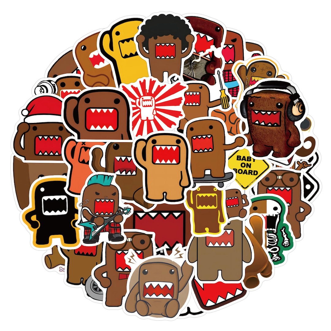 Domo Stickers, Viny Stickers,10-50pcs Random Pack, FREE Shipping ...
