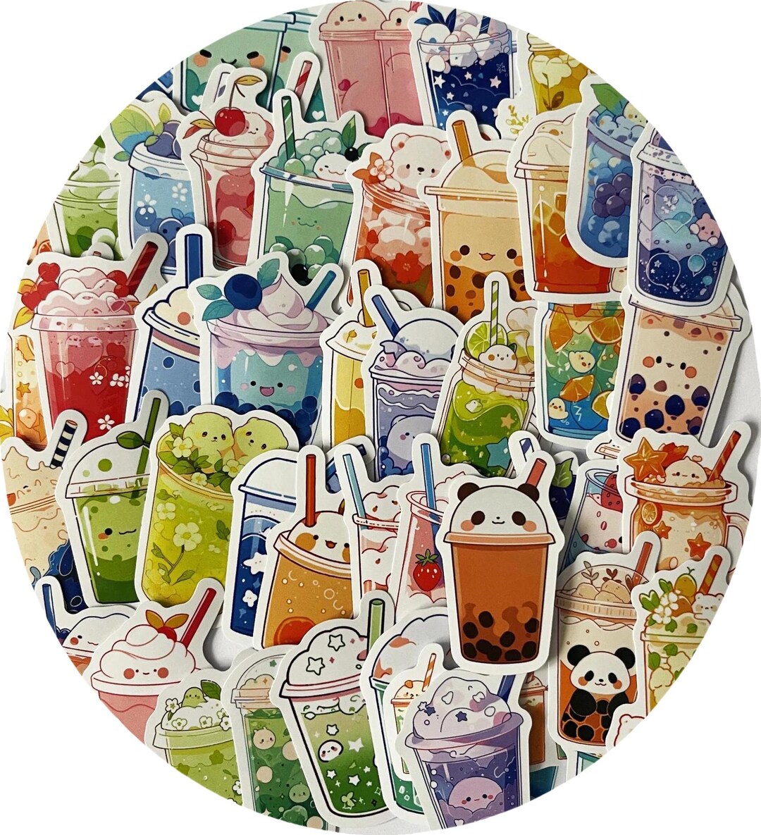 Bubble Tea Stickers, Viny Stickers,10-50pcs Random Pack, FREE Shipping ...