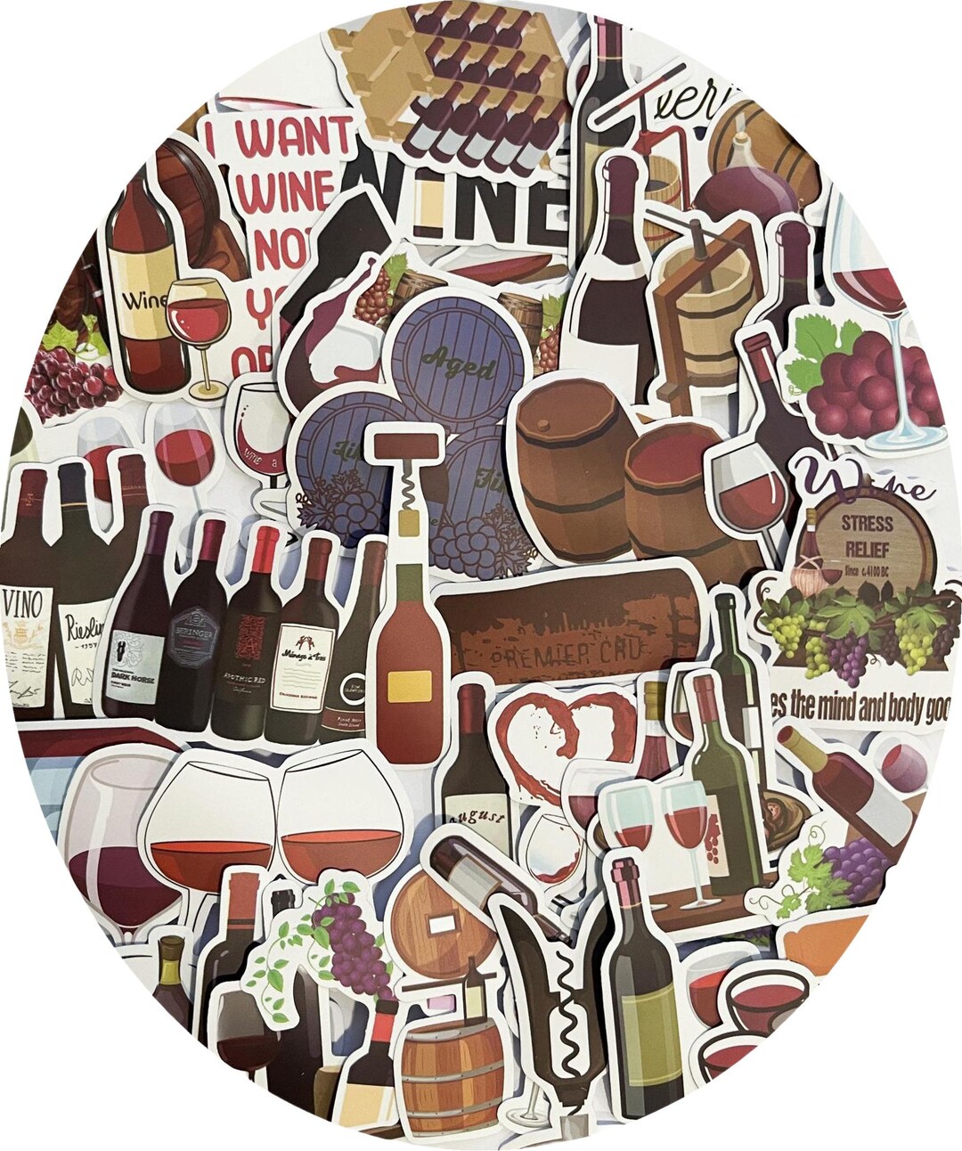 Wine Stickers, Viny Stickers,10-50pcs Random Pack, FREE Shipping ...
