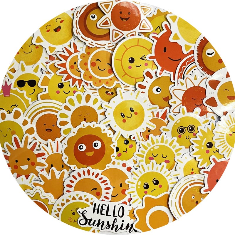 Sunshine Sticker - Etsy