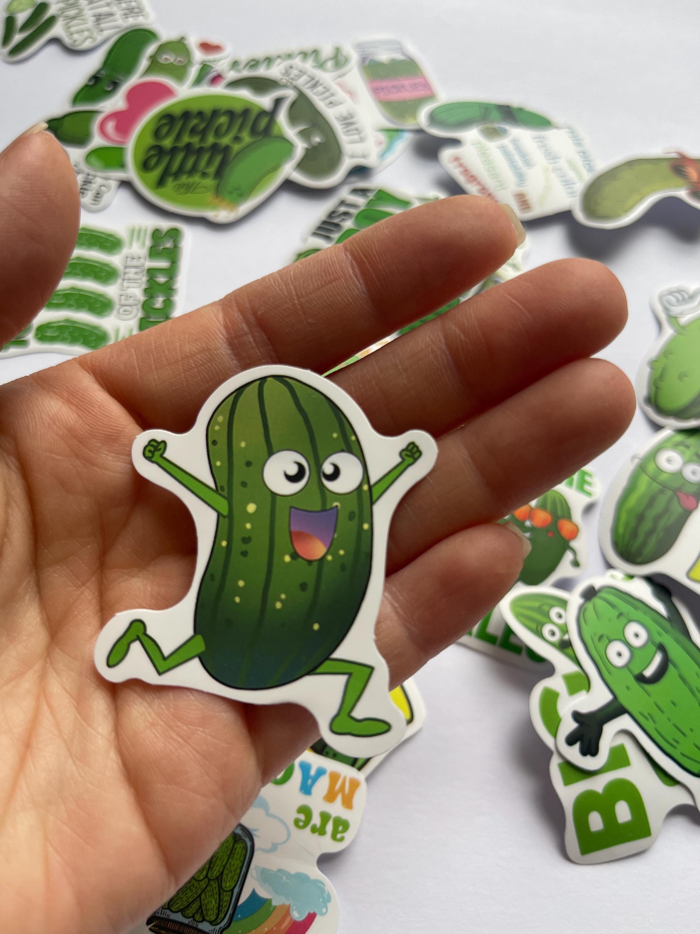 Pickle Lover Stickers, Viny Stickers,10-50pcs Random Pack, FREE ...