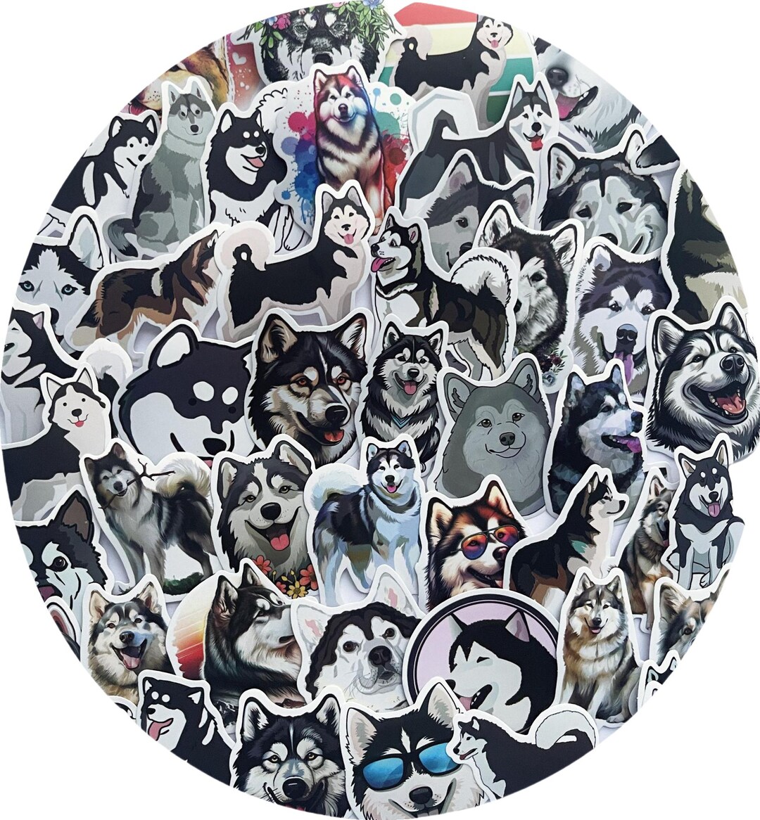 Husky Stickers, Viny Stickers,10-50pcs Random Pack, FREE Shipping ...