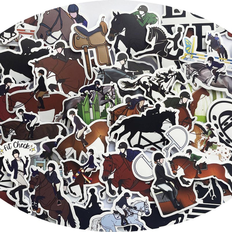 Horse Stickers - Etsy