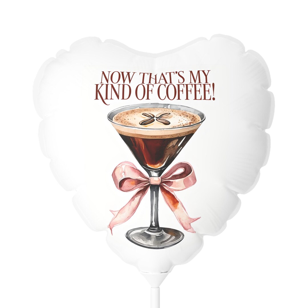 Heart-shaped Coffee Balloons - Perfect for Coffee Lovers, Party Decor ...