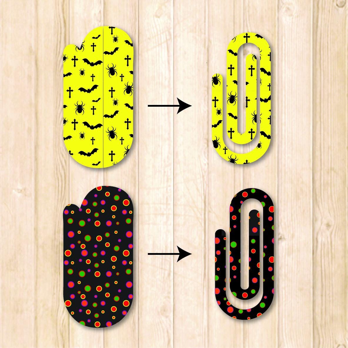 Jumbo Paper Clip Bookmark Svg Bundle, Bookmark Sublimation, Paper Clip ...