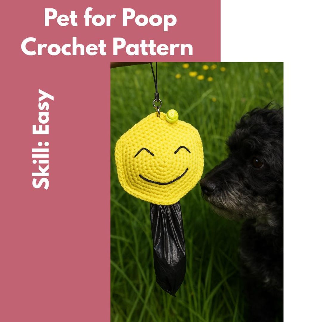 Dog Poop Bags, Poop Crochet, Poop Bag Pattern, Crochet Bag, Crochet ...