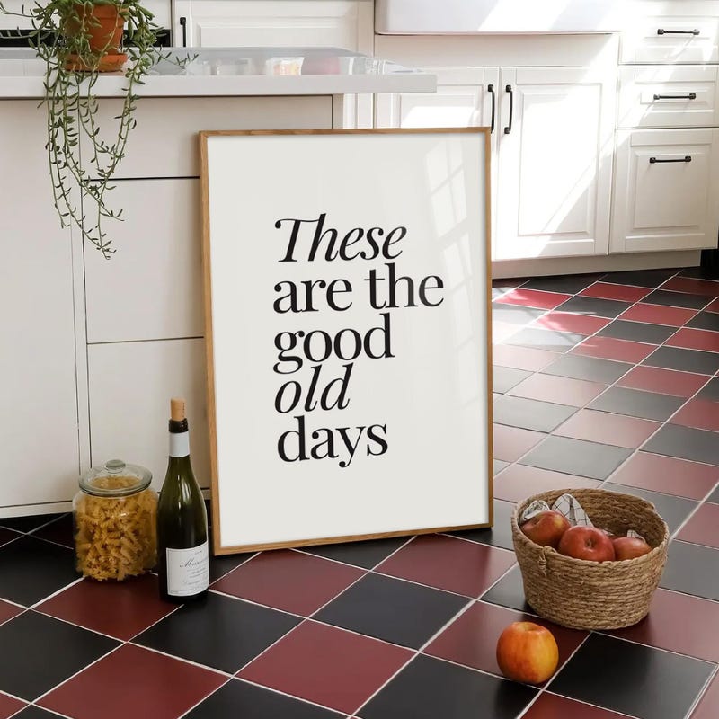 The Good Old Days - Etsy
