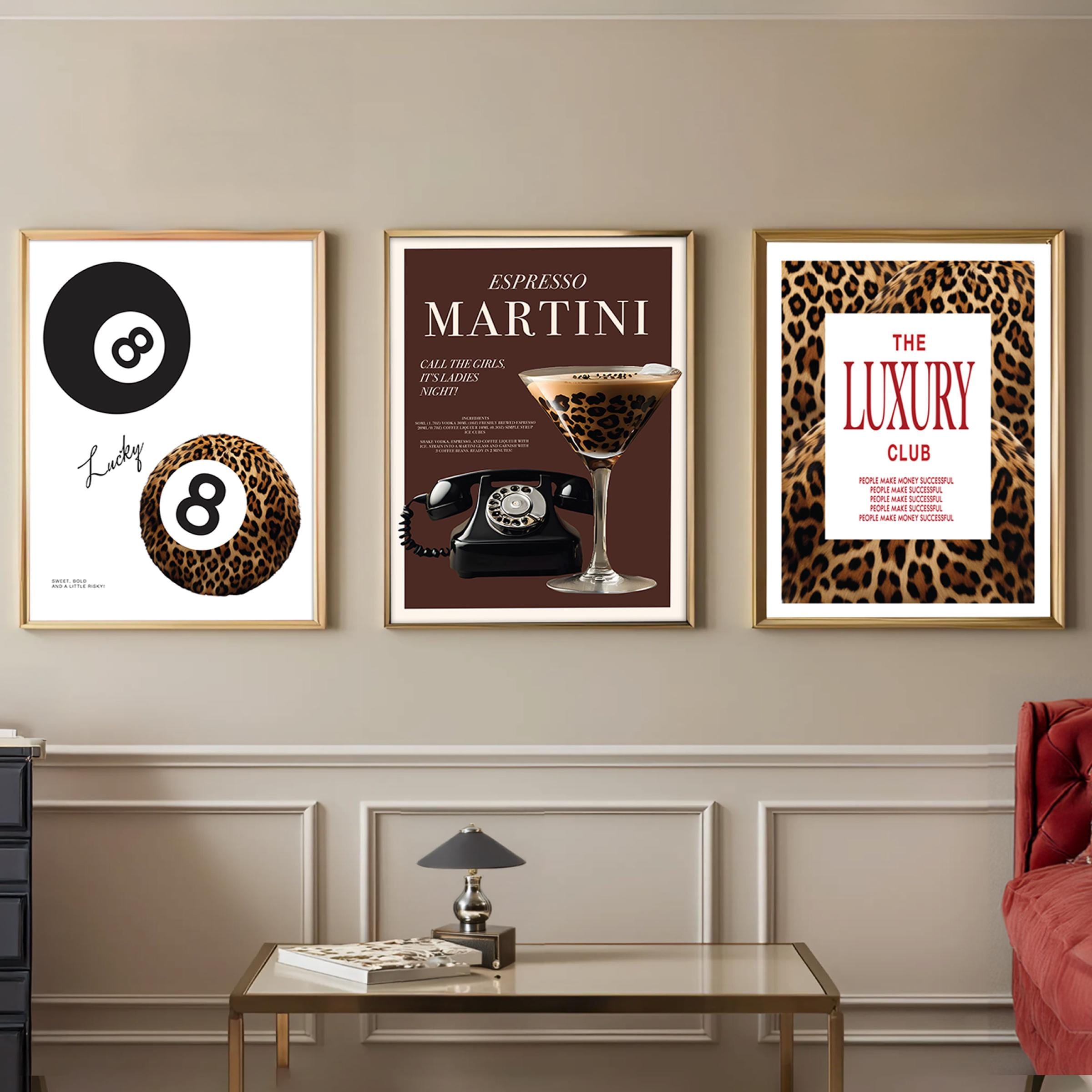 3 Print Set Aesthetic Fashion Wall Art, Gallery Girly Prints, Trendy ...