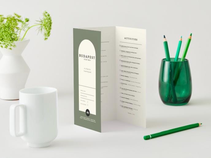 Budapest City Guide Brochure, A4 Size Digital Download, at Home Trip ...