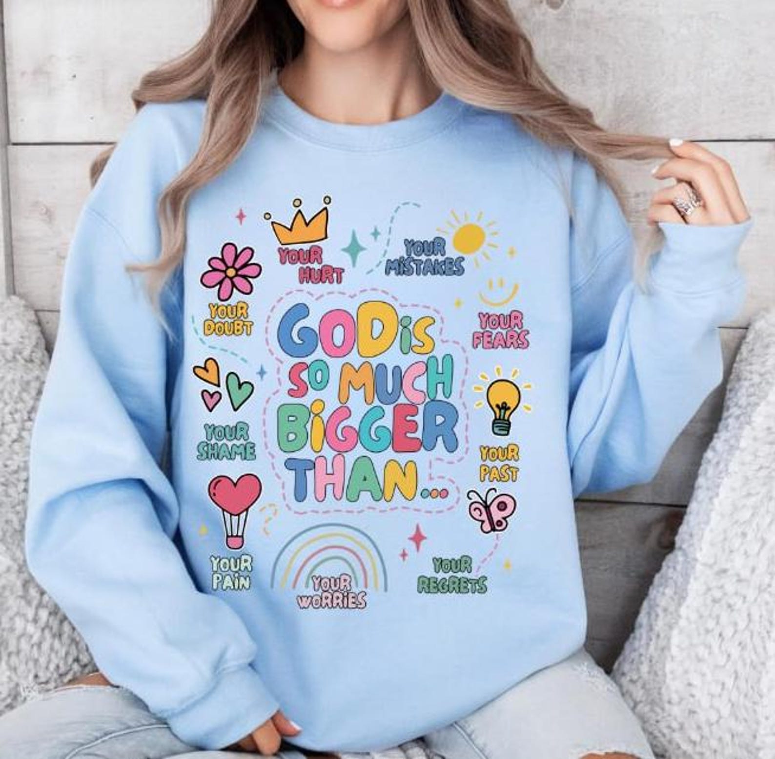 Preppy God is so Much Bigger Than Png, God Every Day Preppy Christian ...