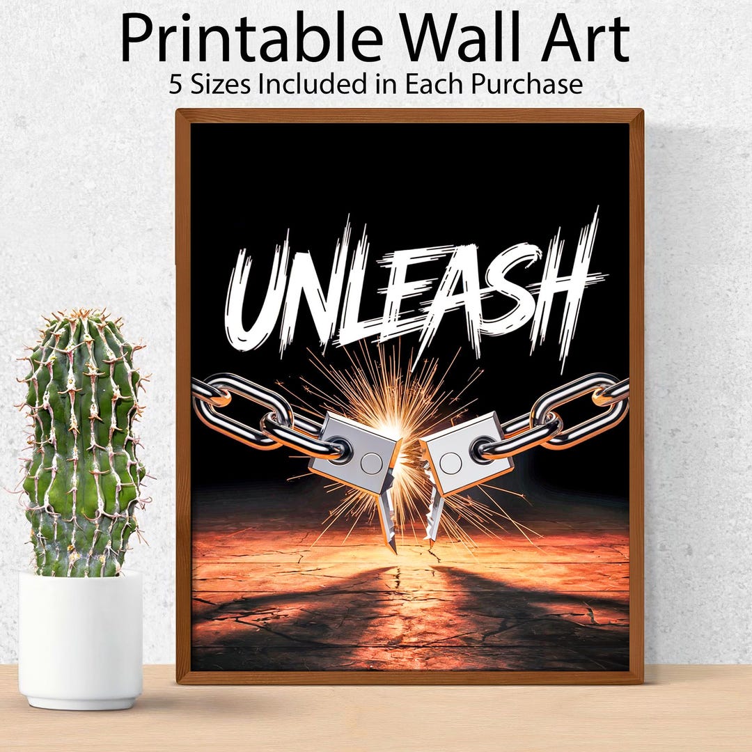 Printable Gym Wall Art - Motivational Workout Poster, Bold ...