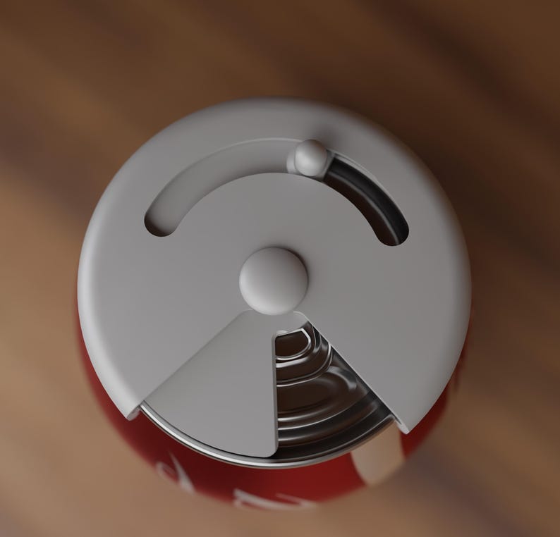 3D Printable Can Cap Lid: Reusable Soda Cover (digital STL File) - Etsy