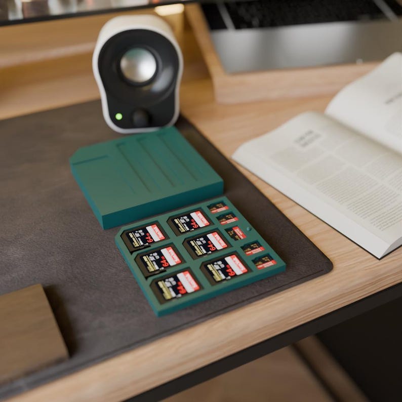 3D Printable Memory Card Holder | SD & Micro SD Storage (digital ...