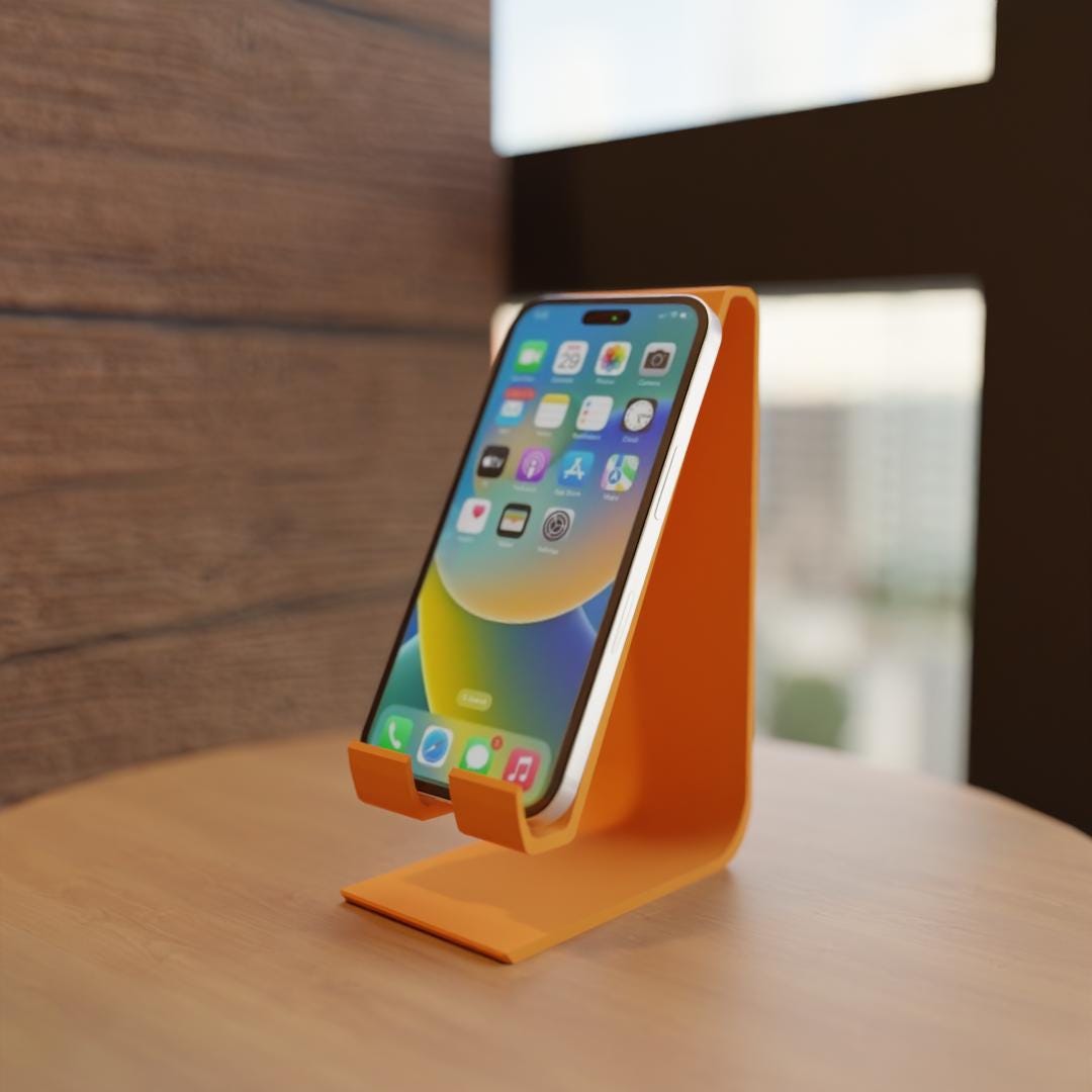 3D Printable Mobile Phone Stand | Sleek & Functional Design | Instant ...