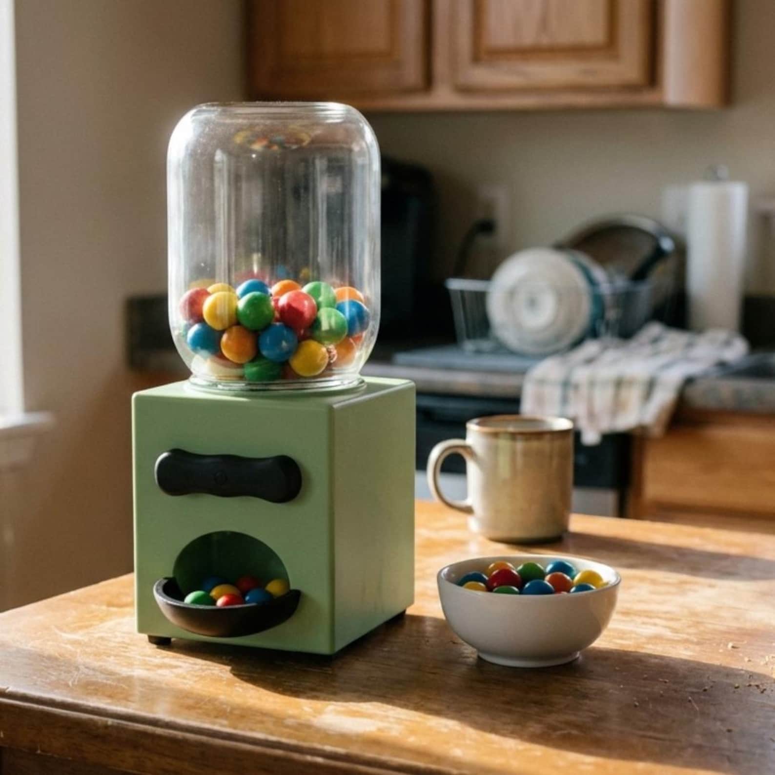 3D Printable Candy Dispenser: Gumball Machine Style Desk Toy (STL File ...