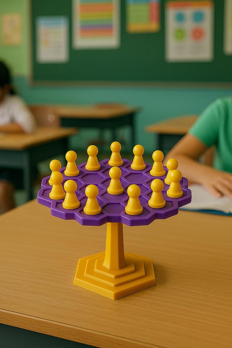 3D Printable Balancing Board Game: Family Dexterity Challenge (STL File ...