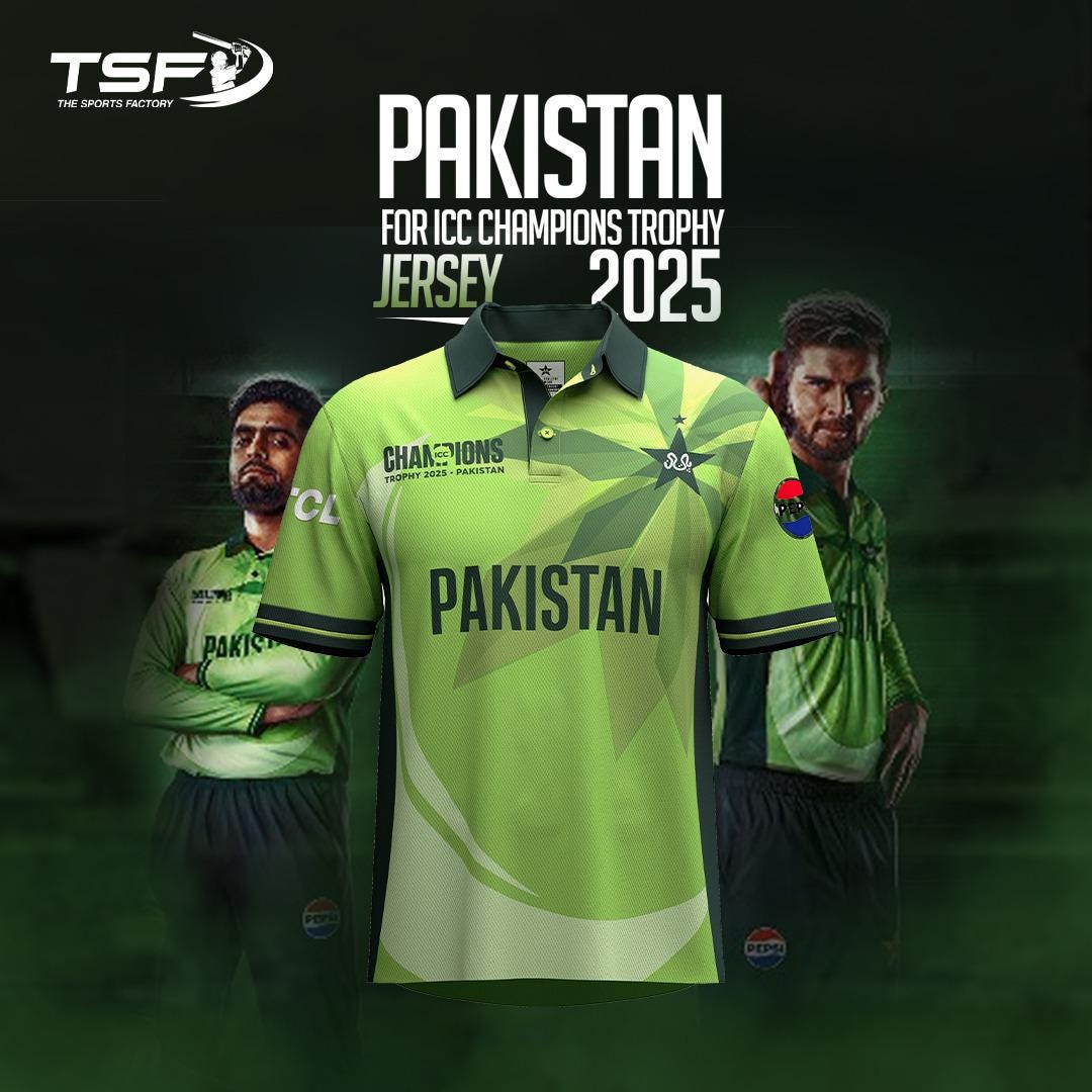 Official Pakistan Cricket Jersey Get Ready for ICC Champions Trophy ...
