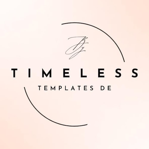 TimelessTemplatesDE - Etsy