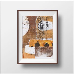 Modern Abstract Monoprint Collage 4 X 6 I - Etsy