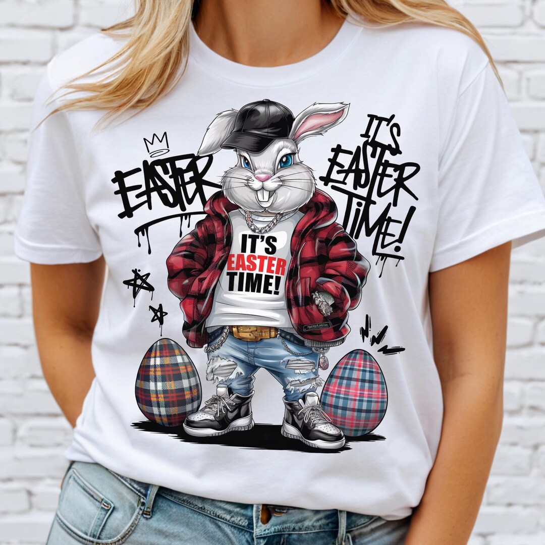 Hip Hop Easter Bunny PNG | Cool Bunny Sublimation | Easter Clipart ...