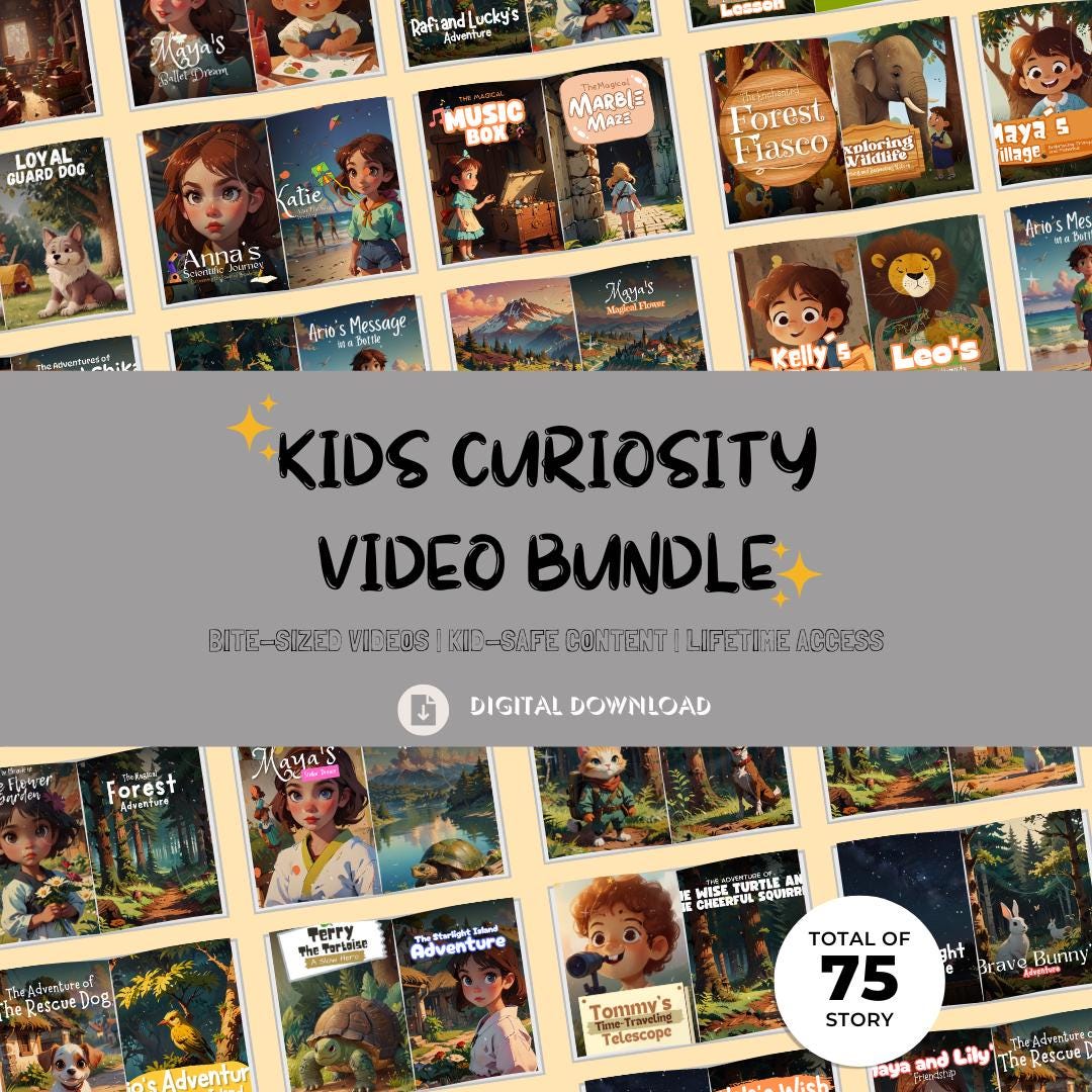 Kids Digital Video Bundle: Animated Adventure & Bedtime Stories for ...