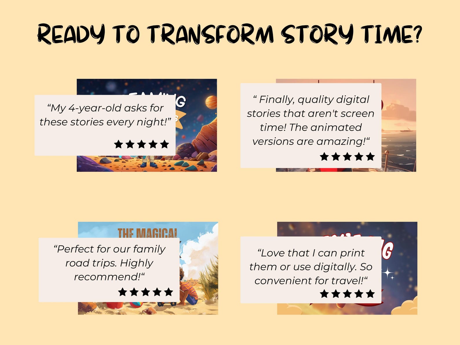 Kids Digital Storybook Bundle V1 – 50 Animated MP4 Videos & Printable ...