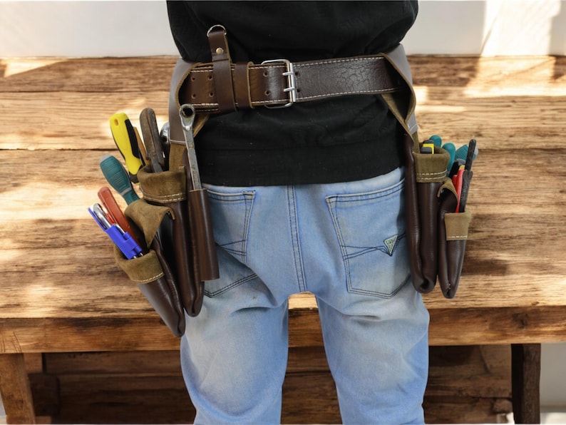 Refined Leather Framing Tool Belt |adjustable for Professionals ...