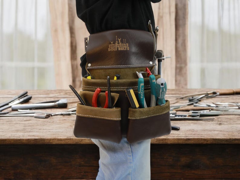 Refined Leather Framing Tool Belt |adjustable for Professionals ...