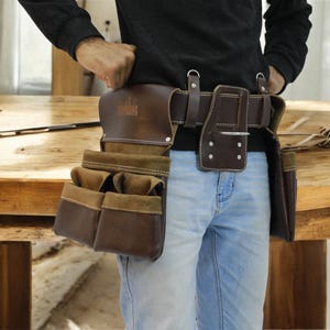 Refined Leather Framing Tool Belt |adjustable for Professionals ...