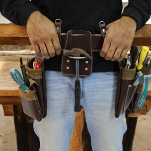 Refined Leather Framing Tool Belt |adjustable for Professionals ...