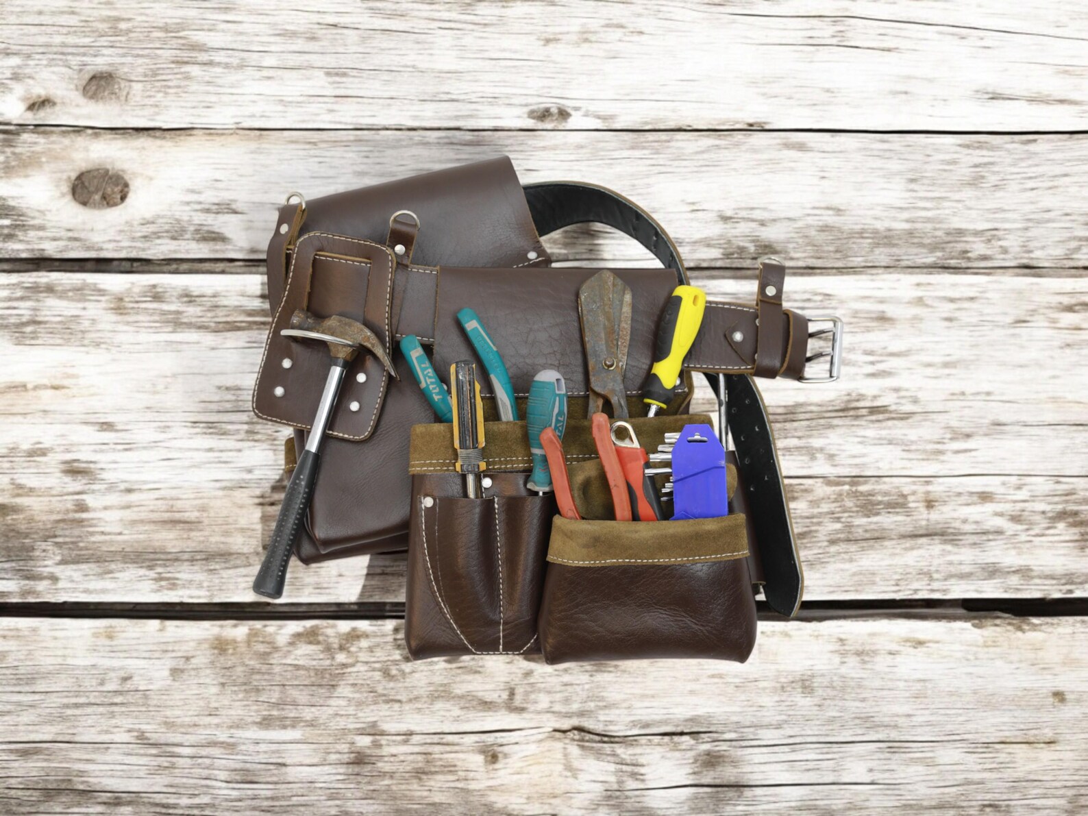Refined Leather Framing Tool Belt |adjustable for Professionals ...