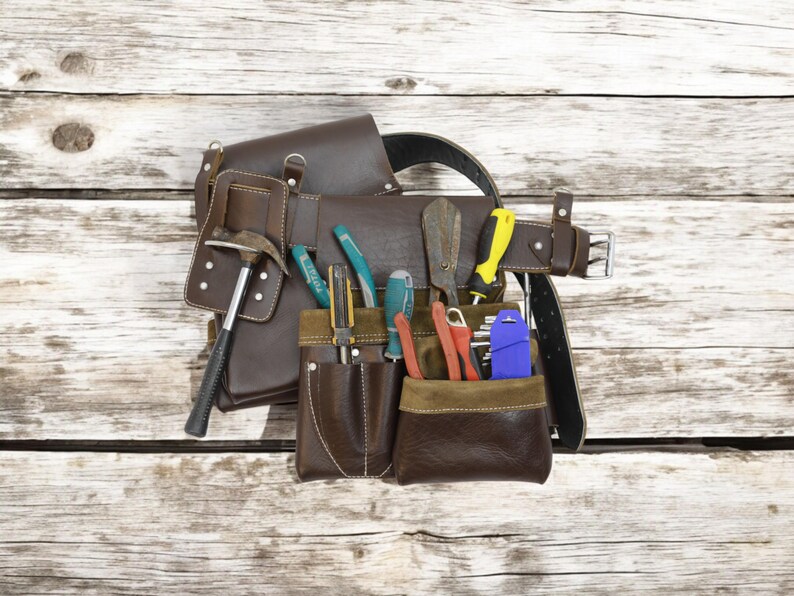 Refined Leather Framing Tool Belt |adjustable for Professionals ...