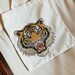 Tiger Face Embroidery Design - 5 Sizes Available - Instant Download ...