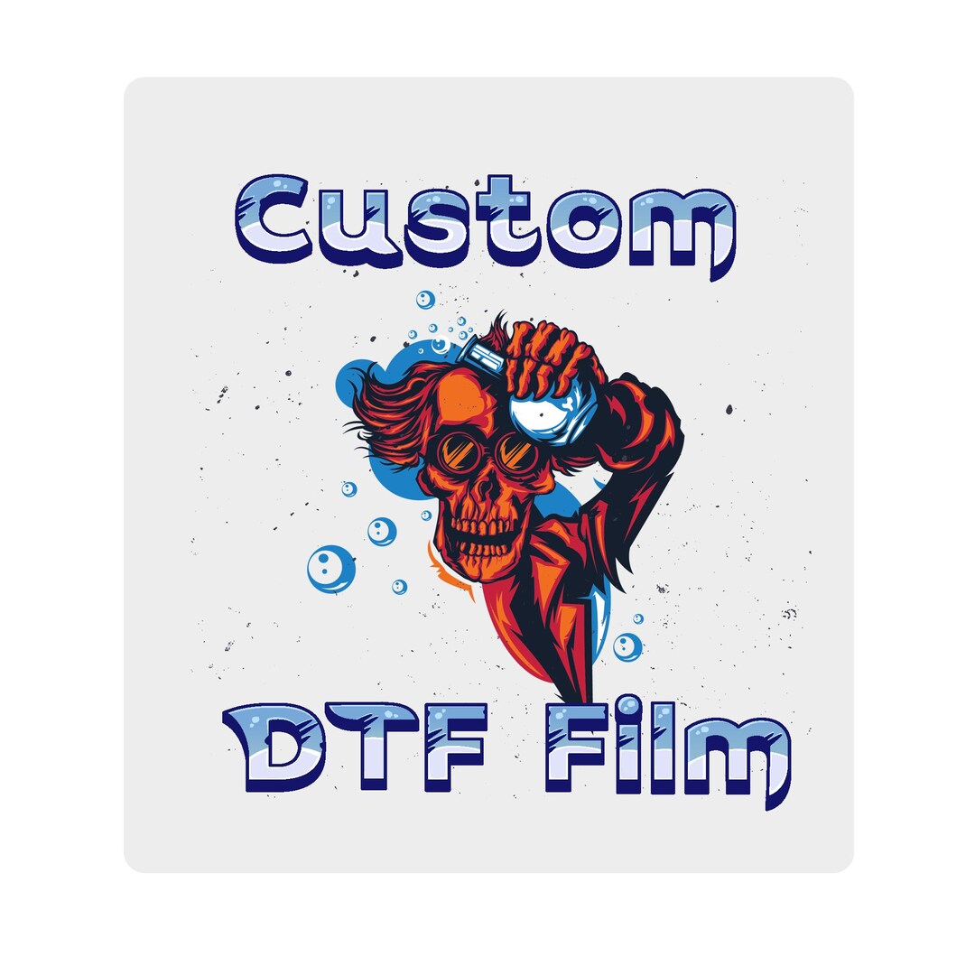 Easy to Install Custom DTF Transfers , Ready to Press Heat Transfers, Direct to Film Iron-on for ...