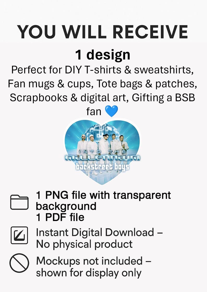 Backstreet Boys "into the Millennium" Digital Design – BSB Fan Art PNG ...