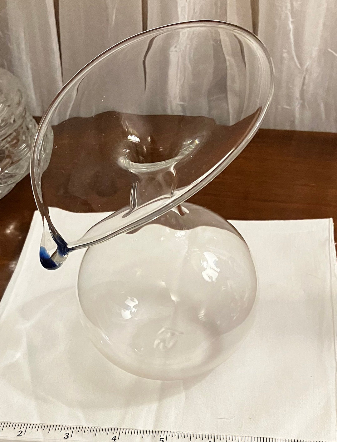 Hans Godo Frabel Studio Art Glass Tear Drop Vase Signed and Dated - Etsy