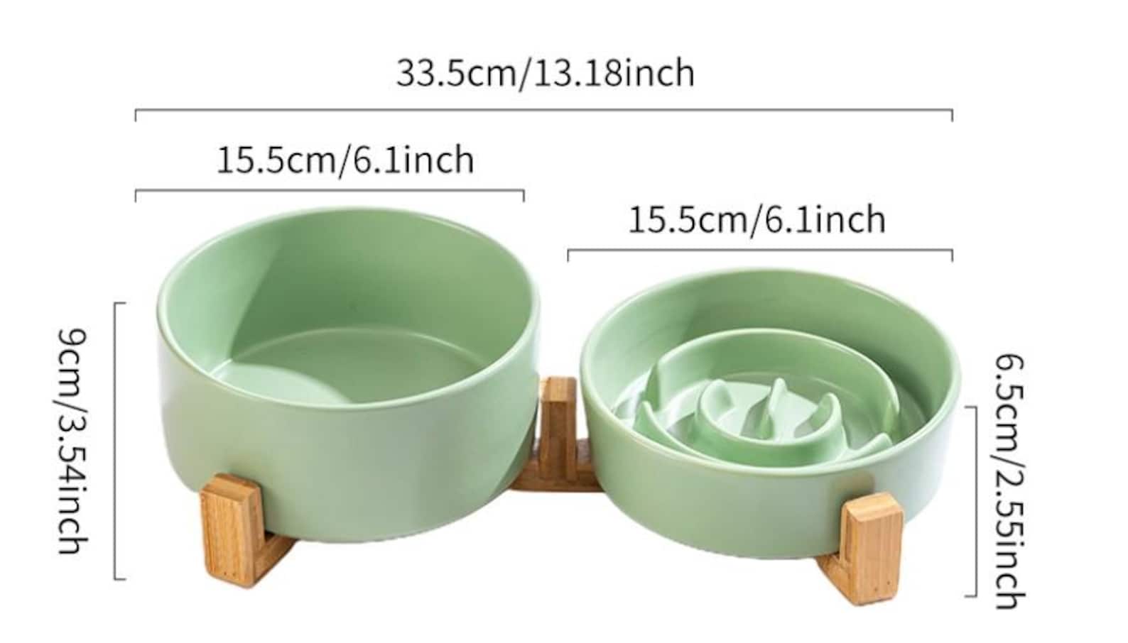 Ceramic Pet Slow-feeder Bowl — Anti-choking, Anti-gulp Design for Dogs ...