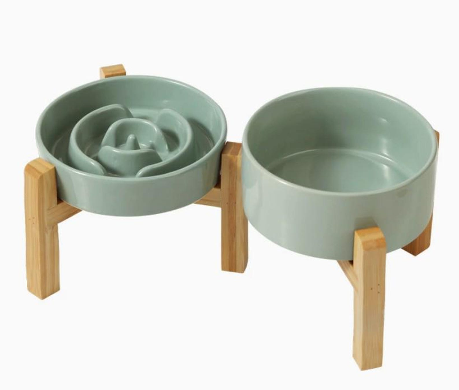 Ceramic Pet Slow-feeder Bowl — Anti-choking, Anti-gulp Design for Dogs ...