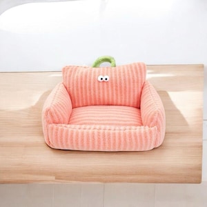 Waterproof Plush Pet Bed: Washable Dog & Cat Cushion (55x45cm) - Etsy