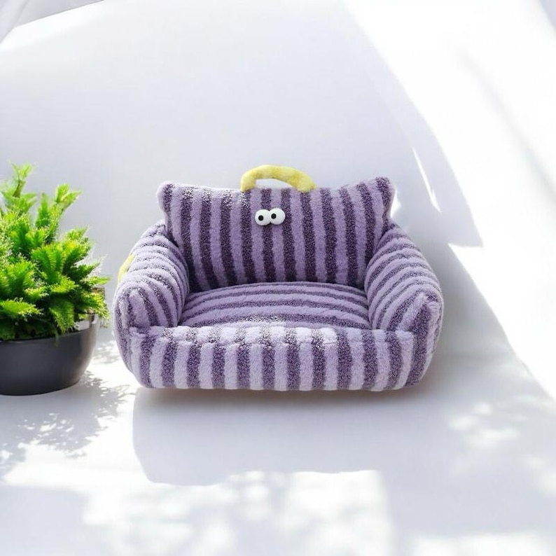 Waterproof Plush Pet Bed: Washable Dog & Cat Cushion (55x45cm) - Etsy